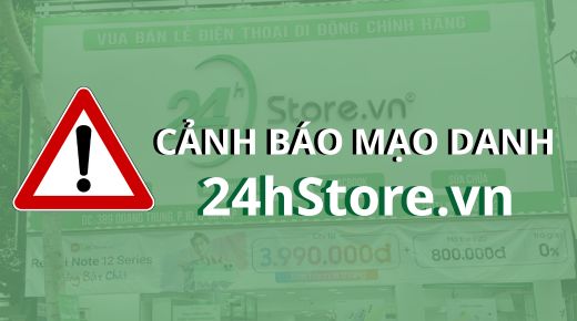Loạt cửa hàng có thiết kế logo tương tự 24hStore: Vô ý hay cố tình giả mạo?