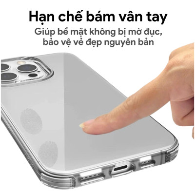 Ốp lưng iPhone 16 Pro DEKEY Cover Ultral Crystal - Giá rẻ