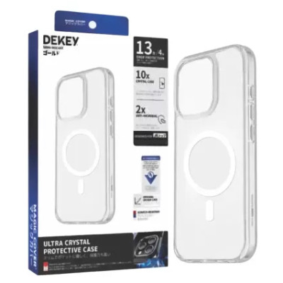 Ốp lưng Magsafe iPhone 16 Pro DEKEY Cover Ultral Crystal