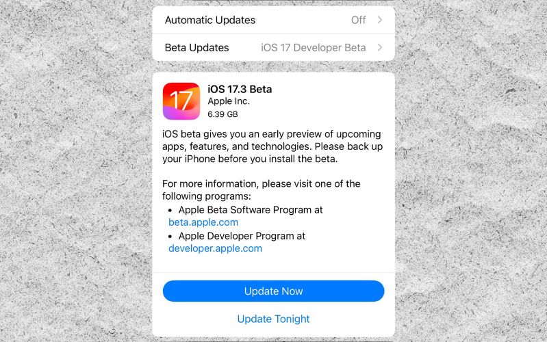 iOS 17.3 beta ra mắt: Apple giới thiệu tính năng bảo vệ thiết bị bị đánh cắp