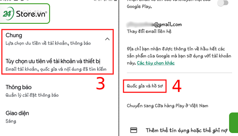 Hướng dẫn cách chuyển vùng CH Play cực DỄ HIỂU và chi tiết